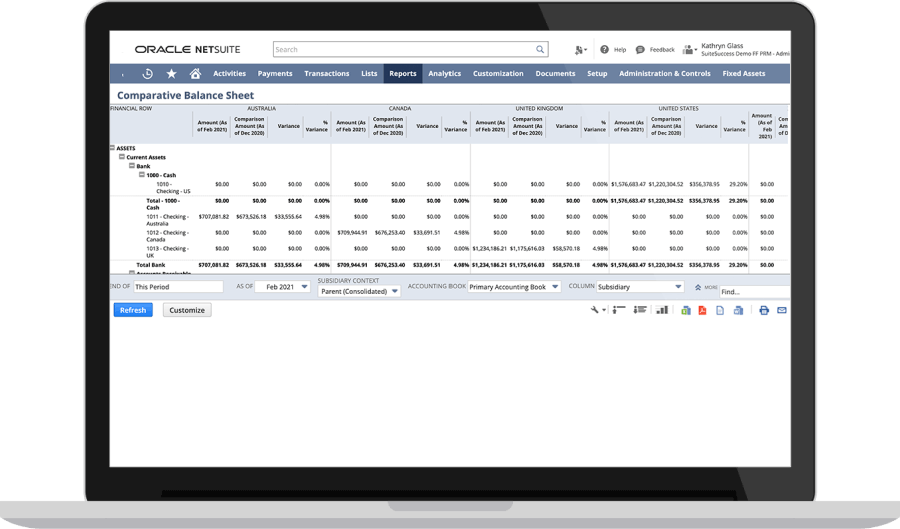 NetSuite Financial Management